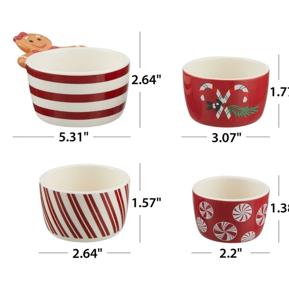 Holiday Time | Accents | Holiday Time Gingerbread Measuring Cups | Poshmark